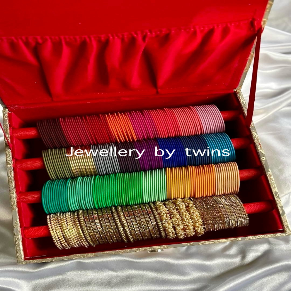 JBT Matt bangles combo - jewellerybytwins.com